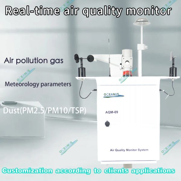 AQM-09 Air Quality Monitor Station With Data Transmission Function ...